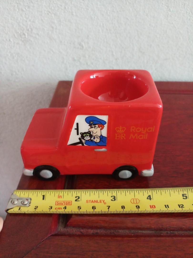 Postman Pat with Jess Red Royal Mail Ceramic Egg Cup, Furniture & Home ...