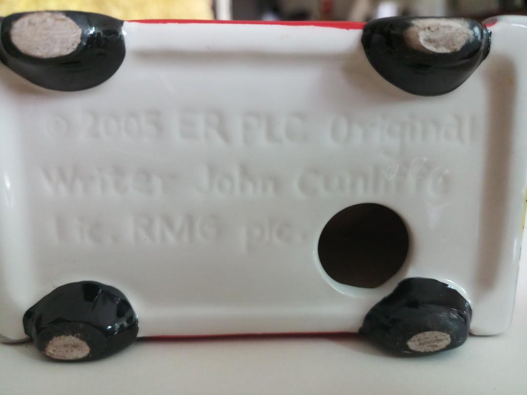 Postman Pat with Jess Red Royal Mail Ceramic Egg Cup, Furniture & Home ...