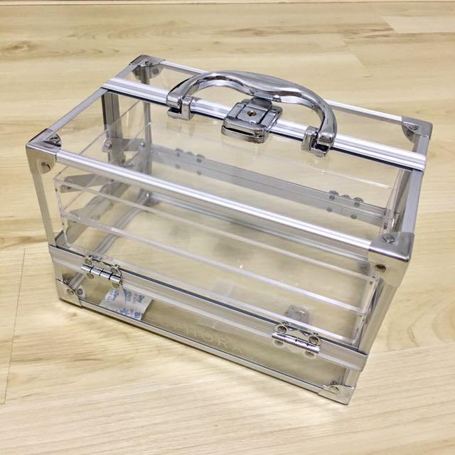 Sephora Collection Clear Medium Train Case, Women's Fashion, Jewelry ...