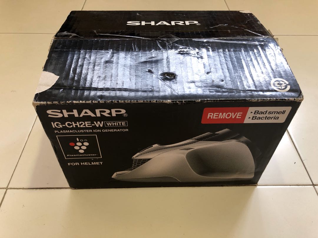 Sharp Helmet Air Purifier IG-CH2E, Motorcycles, Motorcycle Apparel on ...