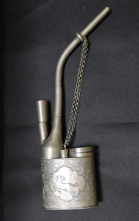 Silver Opium Pipe - Antique Chinese Opium Pipe, Hobbies & Toys ...