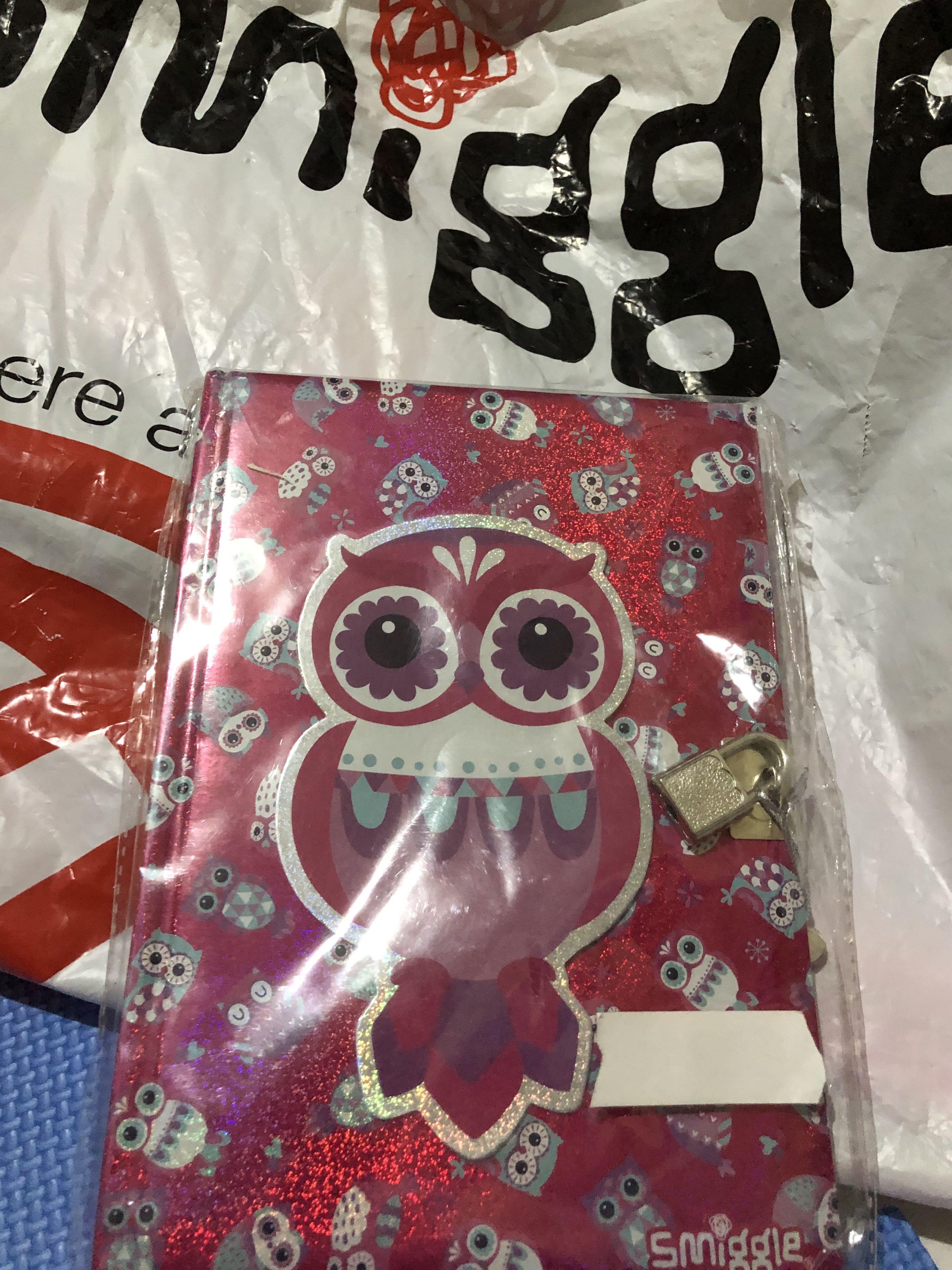 Smiggle Authentic Lockable notebook journal, Hobbies & Toys, Stationary ...
