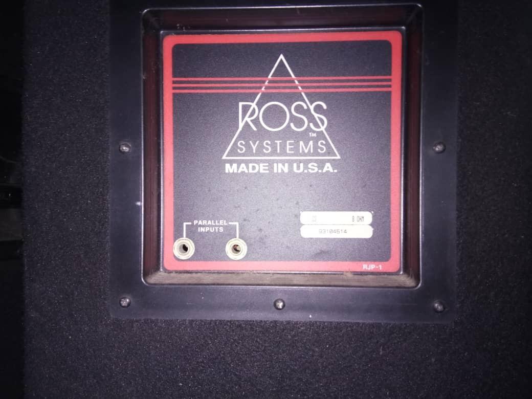 Ross RZ 122 Speaker USA Made Woofer with a horn tweeter Speaker is ...