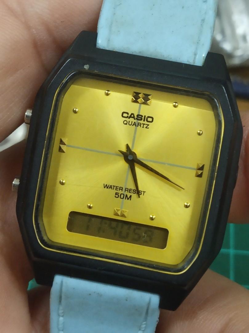 Vintage Casio digital analog watch Japan, Men's Fashion, Watches ...