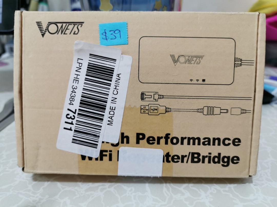 Vonets AC1200 Mini Wireless Bridge Repeater Wi-Fi Dual Band Bridge ...
