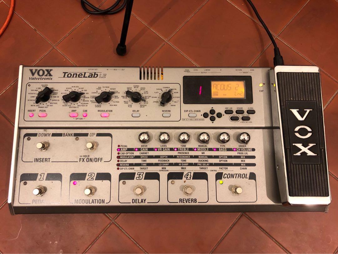 Vox Tonelab LE multieffect, Hobbies & Toys, Music & Media, Music ...