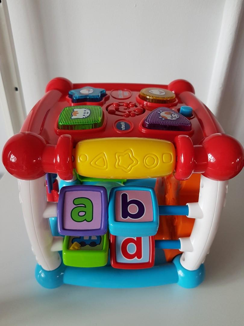 Vtech Busy Learner Activity Cube, Babies & Kids, Infant Playtime on ...