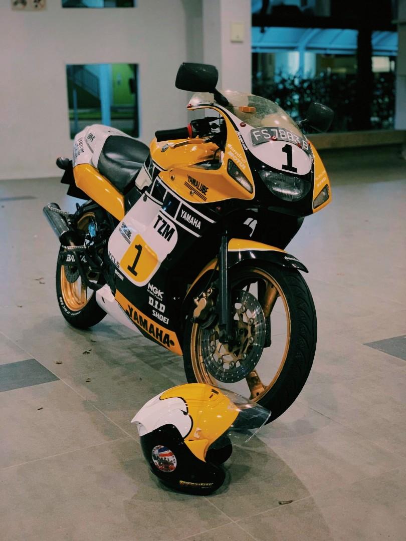 YAMAHA TZM 150, Motorcycles, Motorcycles for Sale, Class 2B on Carousell