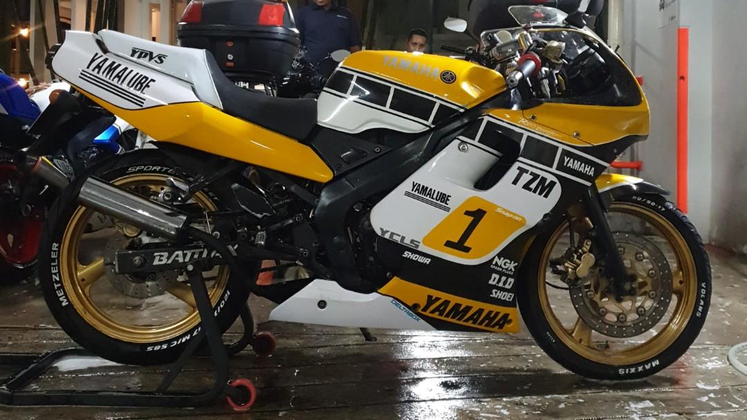 YAMAHA TZM 150, Motorcycles, Motorcycles for Sale, Class 2B on Carousell