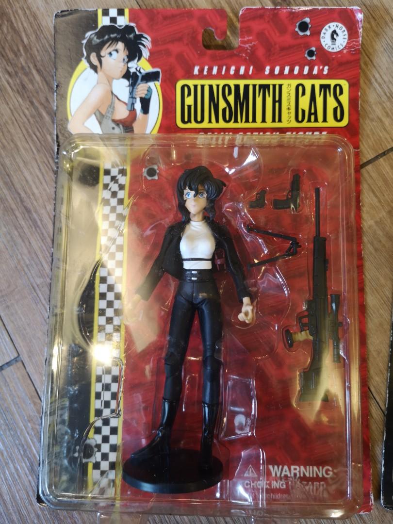 2001 Gunsmith Cats Set of 3 Figures Minnie May, Rally Black suit, Rare ...
