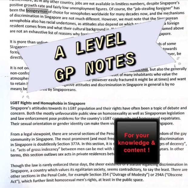 A Level H1 GP notes, Hobbies & Toys, Books & Magazines, Assessment ...
