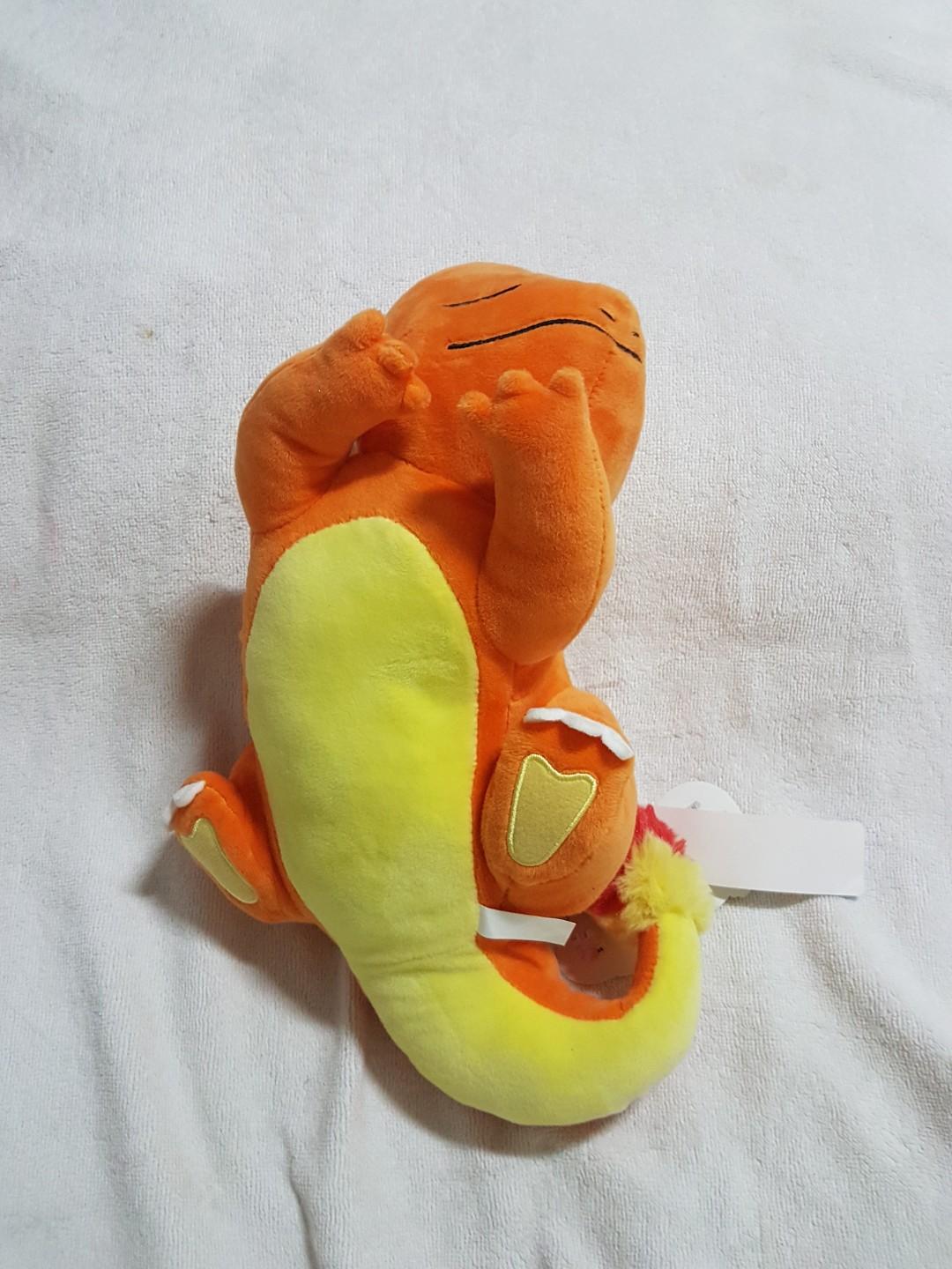 Authentic Nintendo Pokemon Sleeping Charmander Plush Soft Toy, Hobbies ...