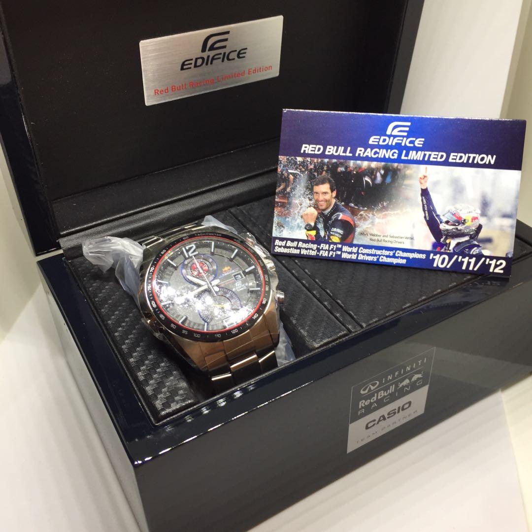 Casio Edifice Red Bull Racing Limited Edition Sport Watch EFR-528RB ...