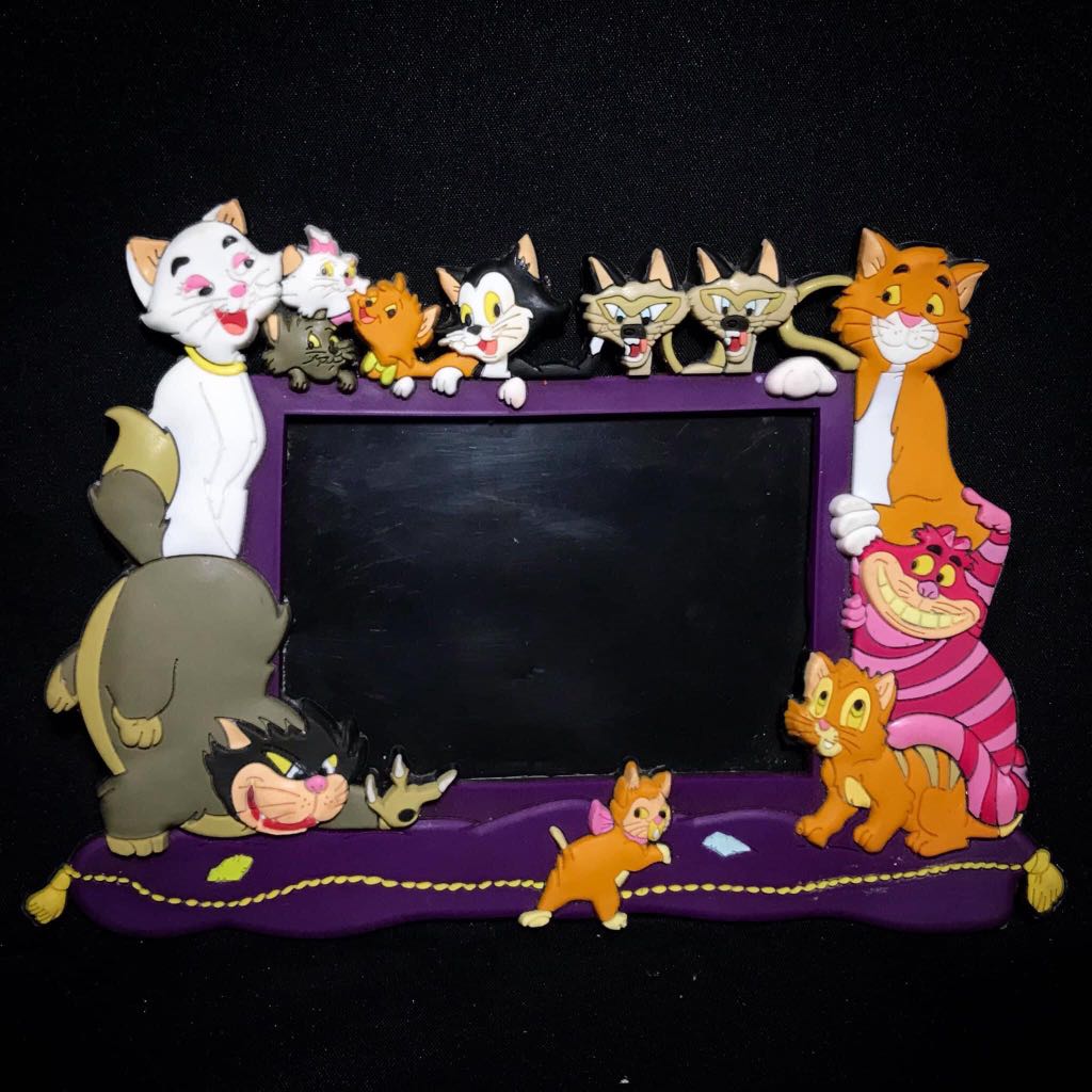 Disney Cats Magnetic Photo Frame --Aristocats, Chesire Cat, Siamese ...