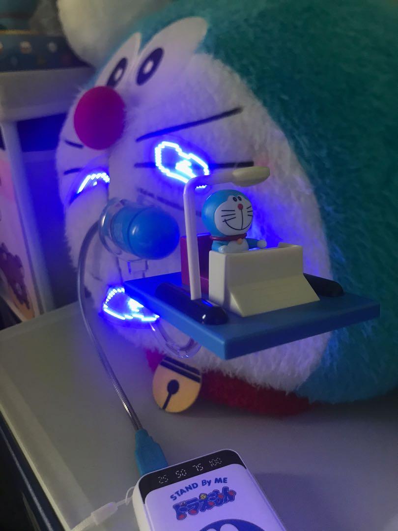 Doraemon Time Machine LED Fan (USB-desk electric fan), Furniture & Home ...