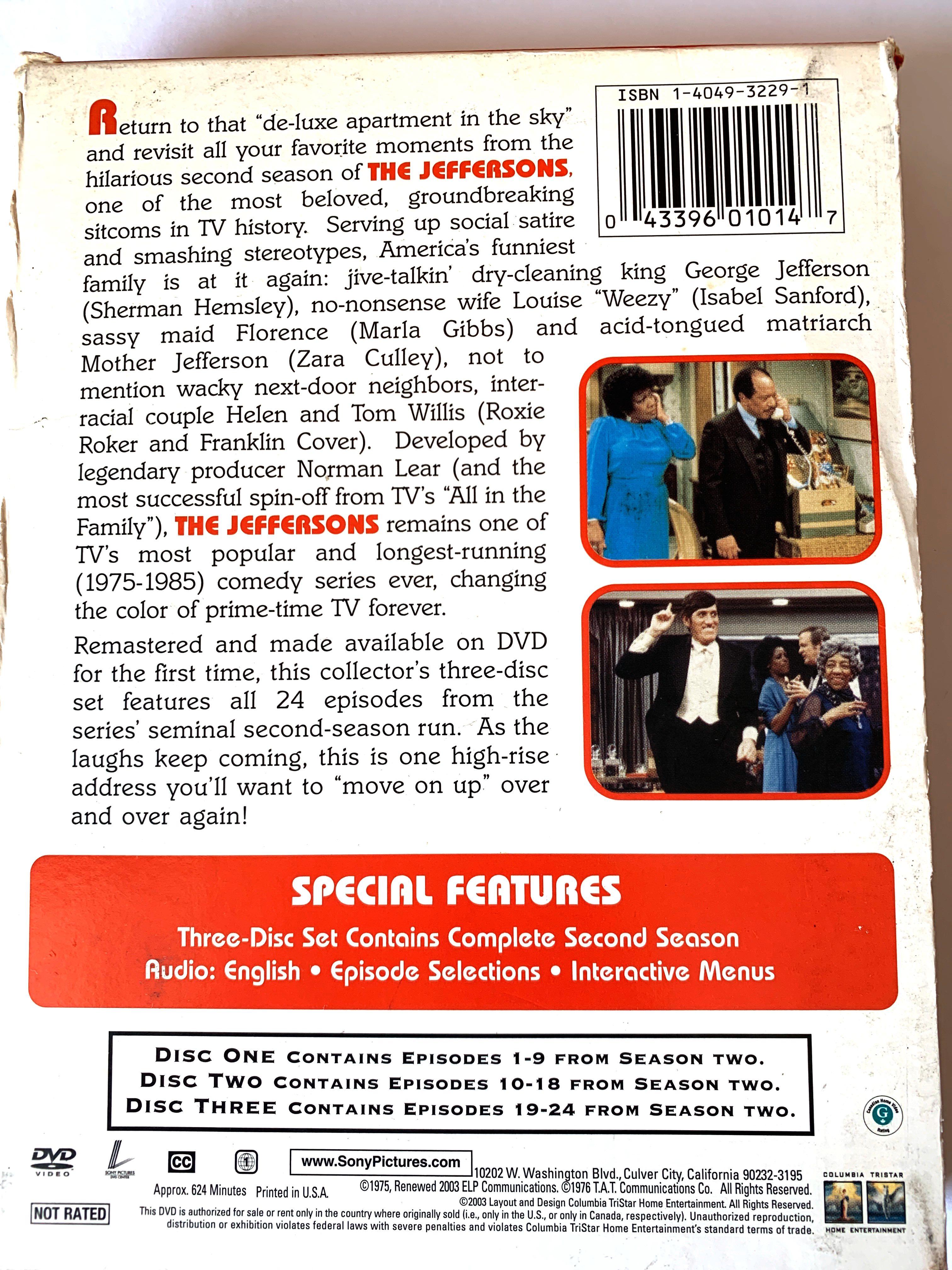 [Free] DVD - The Jeffersons Season 2, Free Items on Carousell