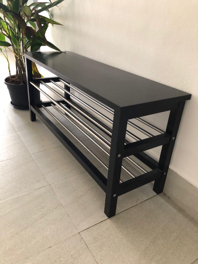 IKEA Tjusig Shoe Rack, Furniture & Home Living, Furniture, Shelves ...