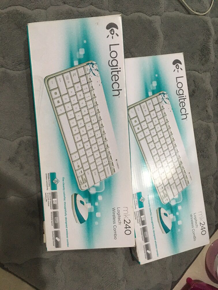 keyboard usb windows logitech, Elektronik, Komputer, Laptop di Carousell