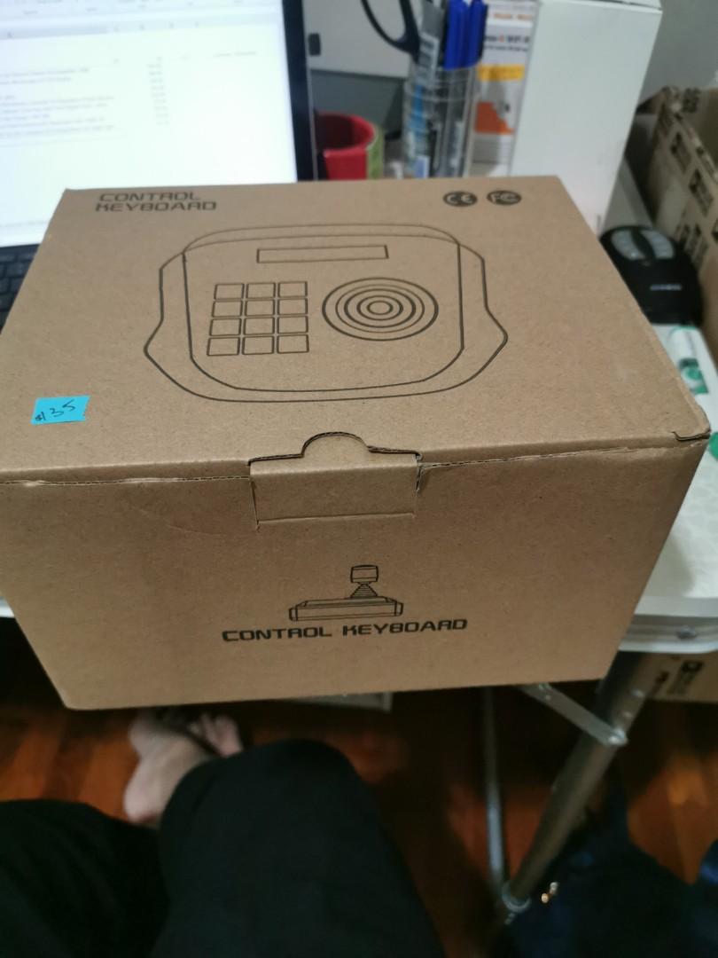 LEFTEK Onvif 4D Joystick IP PTZ Controller Network Keyboard with LCD Display for High Speed PTZ ...