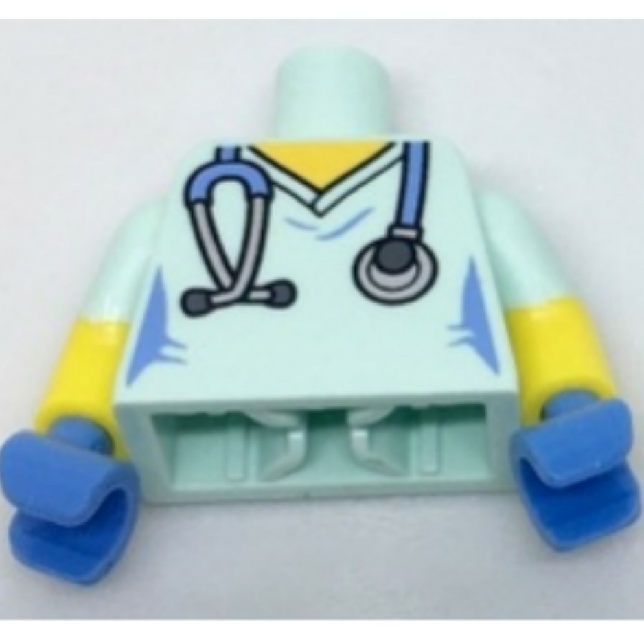 Lego Female Doctor - Torso, Toys & Games, Bricks & Figurines on Carousell