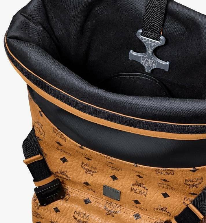 MCM 1976 Roll-Top Backpack In Visetos, Men's Fashion, Bags, Backpacks ...