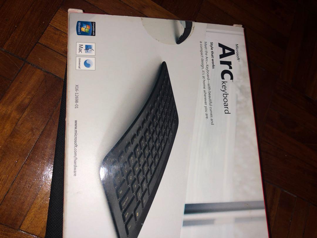 Microsoft Arc Keyboard, Computers & Tech, Parts & Accessories, Computer ...