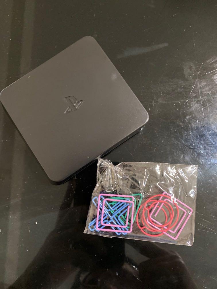 Miniature Playstation Box with Paper clips, Everything Else on Carousell