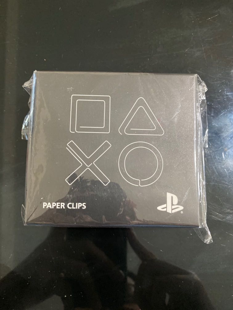 Miniature Playstation Box with Paper clips, Everything Else on Carousell