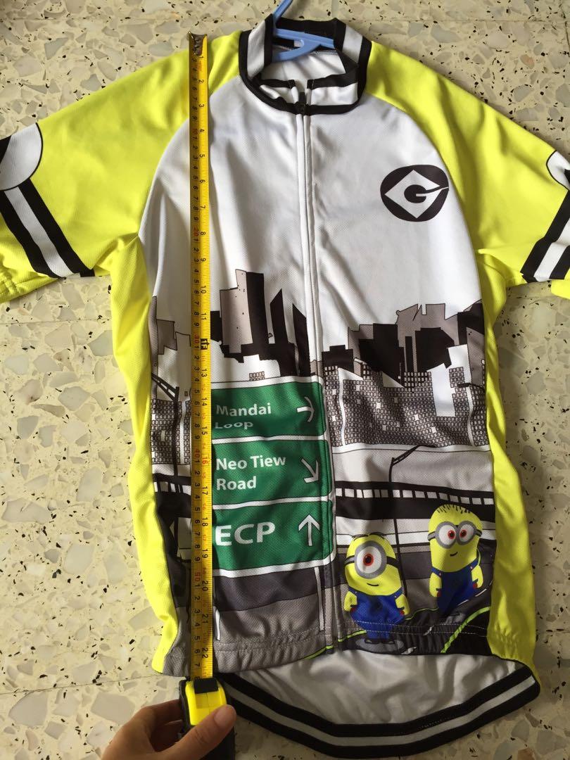 Minion Cycling Jersey, Men's Fashion, Activewear on Carousell