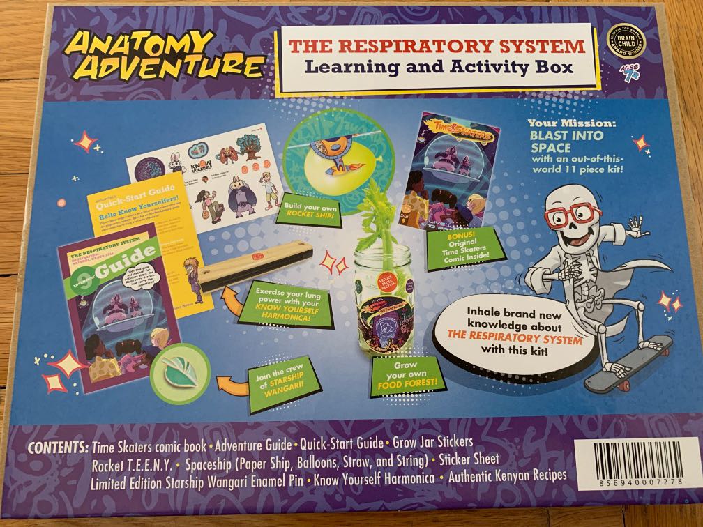 New Anatomy Adventure The Respiratory System Learning & Activity Box ...