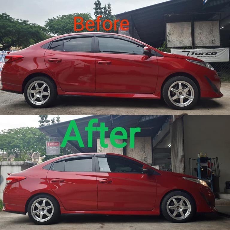 Perodua Axia HUKU Lowered Sport Spring, Auto Accessories on Carousell