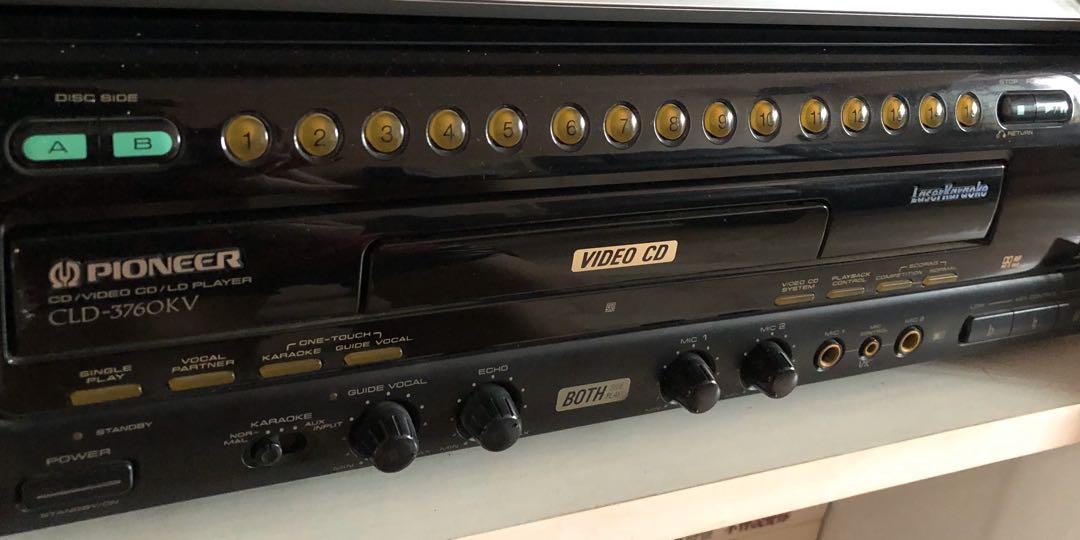 Pioneer CD/ VCD/ LD Karaoke Player CLD-376OKV, Audio, Portable Music ...