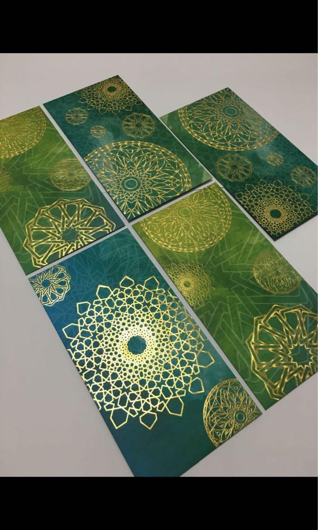 RHB Bank Red Packet / Green Packet / Raya Packet / Sampul / (5 pieces ...