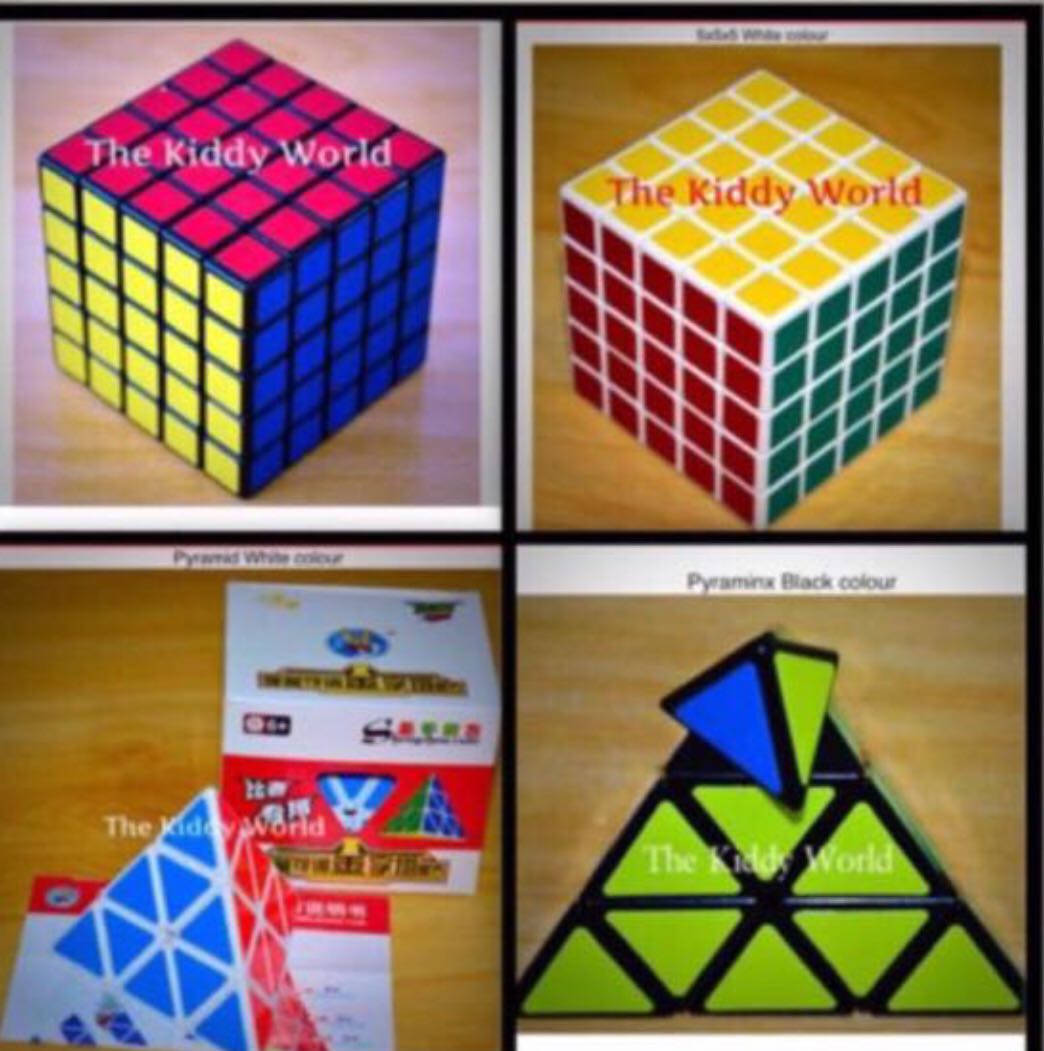 Rubik cube / pyramid, Hobbies & Toys, Toys & Games on Carousell