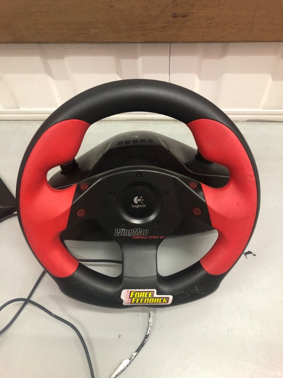 Steering Wheel Logitech Wingman Formula Force GP, Video Gaming, Video ...