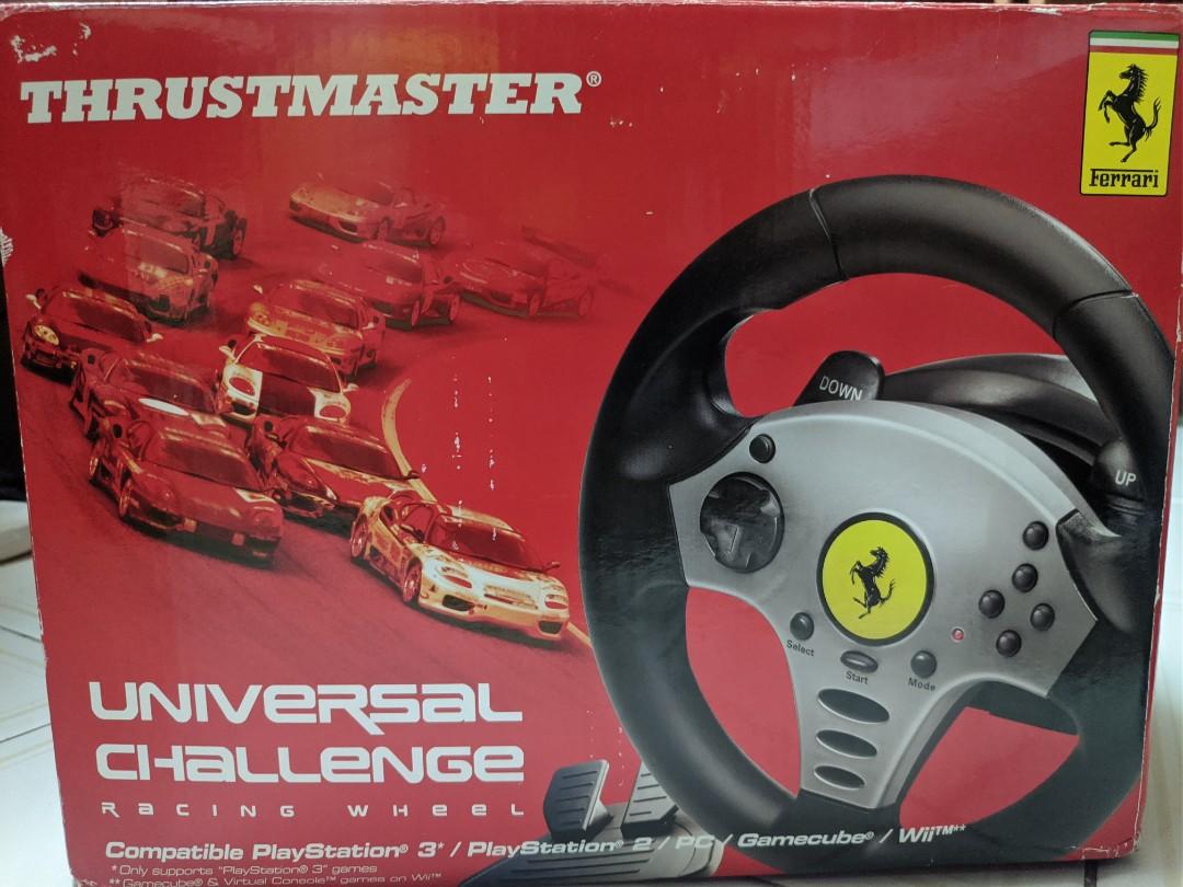 Thrustmaster Universal Challenge Racing Wheel Ferrari, Toys & Games ...