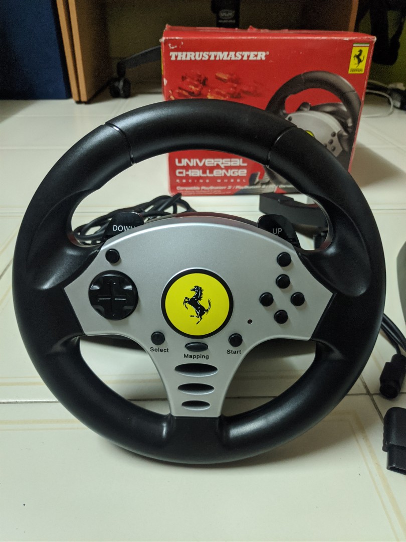Thrustmaster Universal Challenge Racing Wheel Ferrari, Toys & Games ...