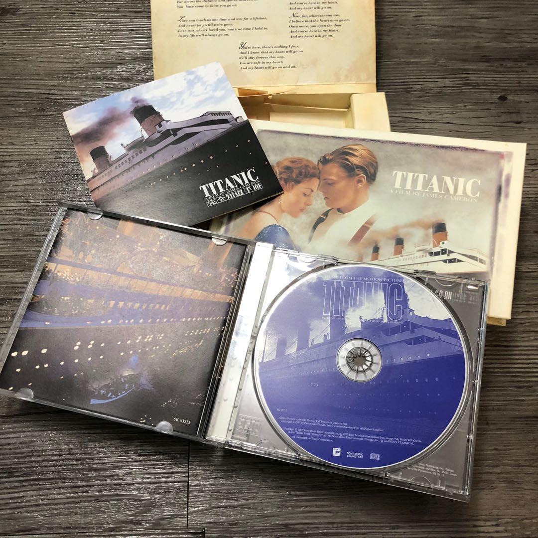Titanic original CD box set, 興趣及遊戲, 收藏品及紀念品, 明星周邊 - Carousell