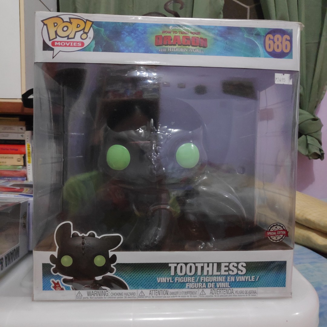 Toothless Funko Pop, Hobbies & Toys, Toys & Games on Carousell
