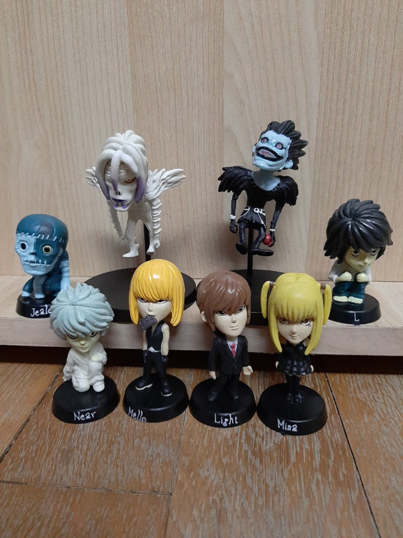 Vintage Japan Movie DEATH NOTE Figures (Set of 8), Hobbies & Toys ...