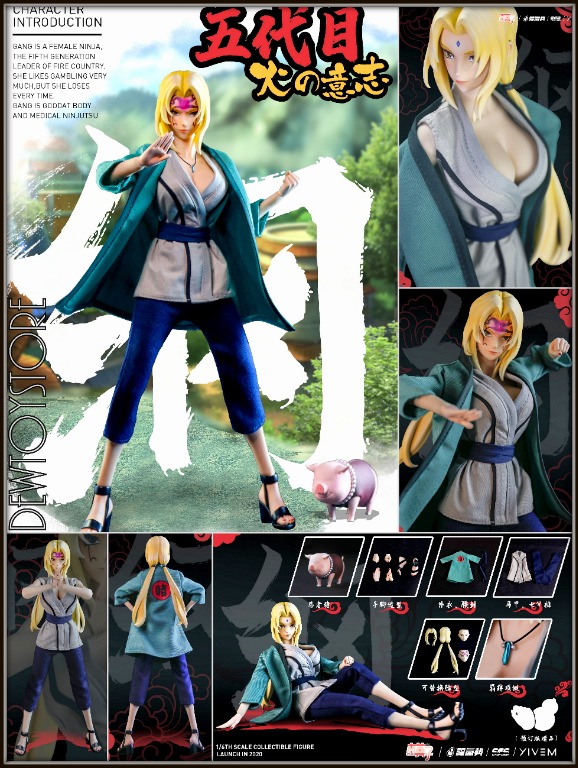 ⭐️ [IN STOCK] MOZ Studio 1/6 Scale Action Figure - MSAF001 Ninjutsu Gang - Naruto Shippuden ...