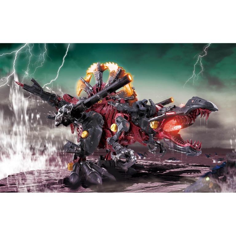 索斯機械獸 激戰本能 ZW33 血鋸魔龍 Genospino [ZOIDS Wild Zero 可動電動模型], 興趣及遊戲, 玩具 & 遊戲 ...