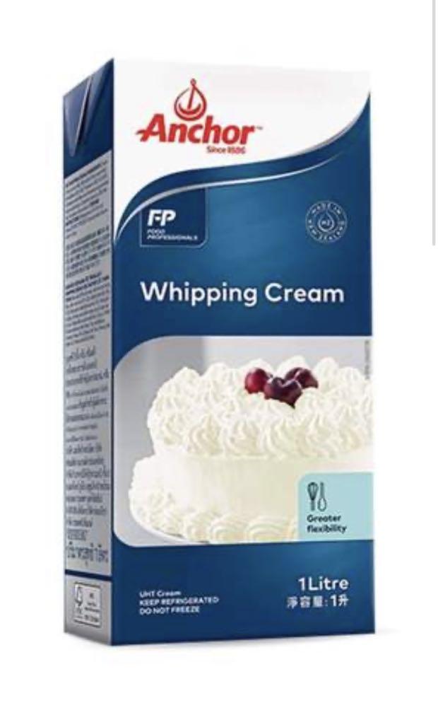 In stock! Anchor whipped cream 1 litre, last packet! While stock last ...