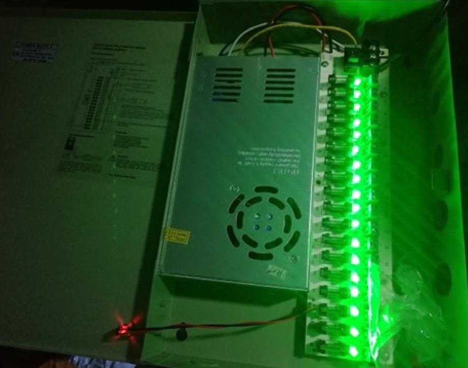 CCTV 18 Channel Fused Centralized Power Supply 18CH 12V 30A, Furniture ...