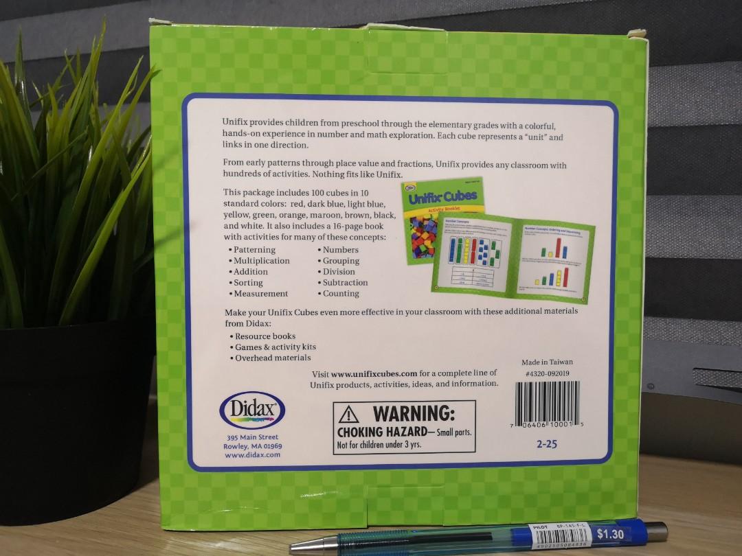 Didax Unifix Cubes 100pcs - $19, Babies & Kids, Infant Playtime on ...