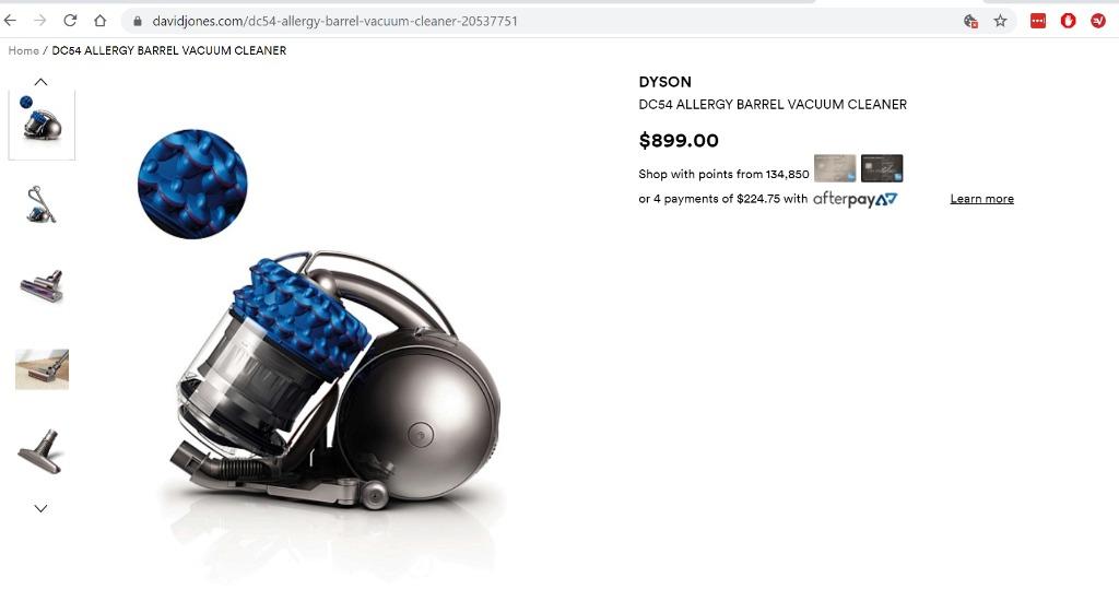 Dyson DC54 allergy barrel vacuum cleaner- excellent used condition, TV ...