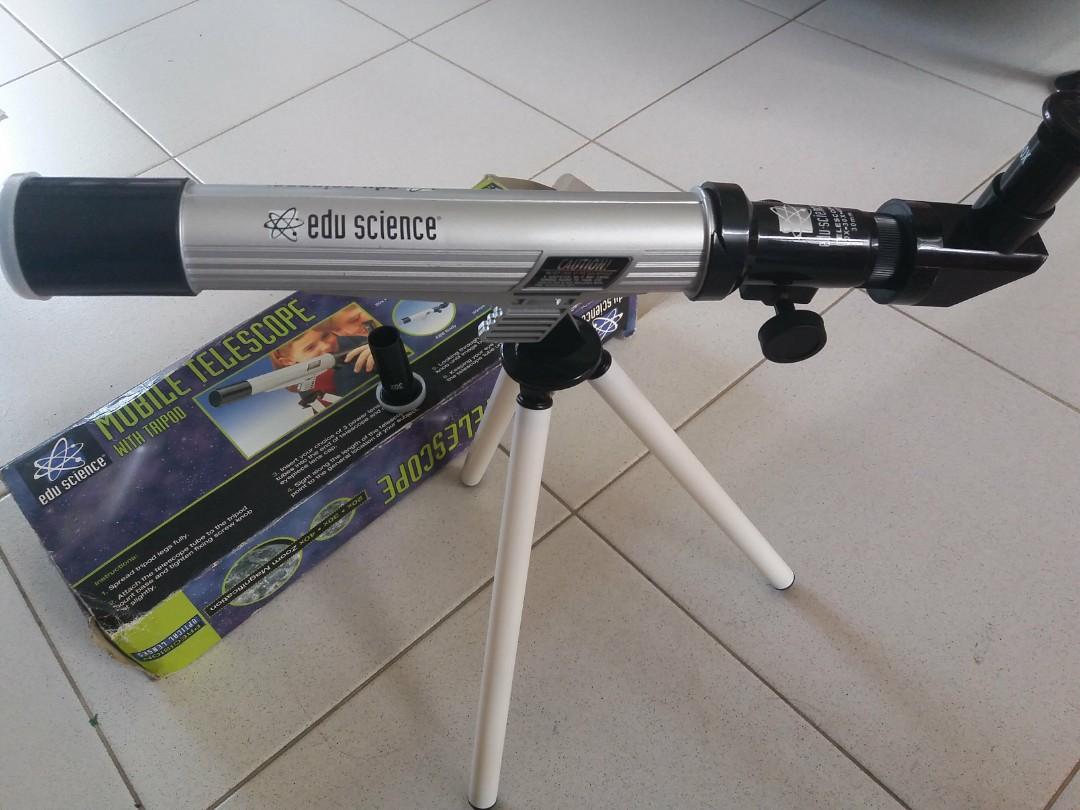 Edu Science Mobile telescope with tripod, Hobbies & Toys, Toys & Games ...
