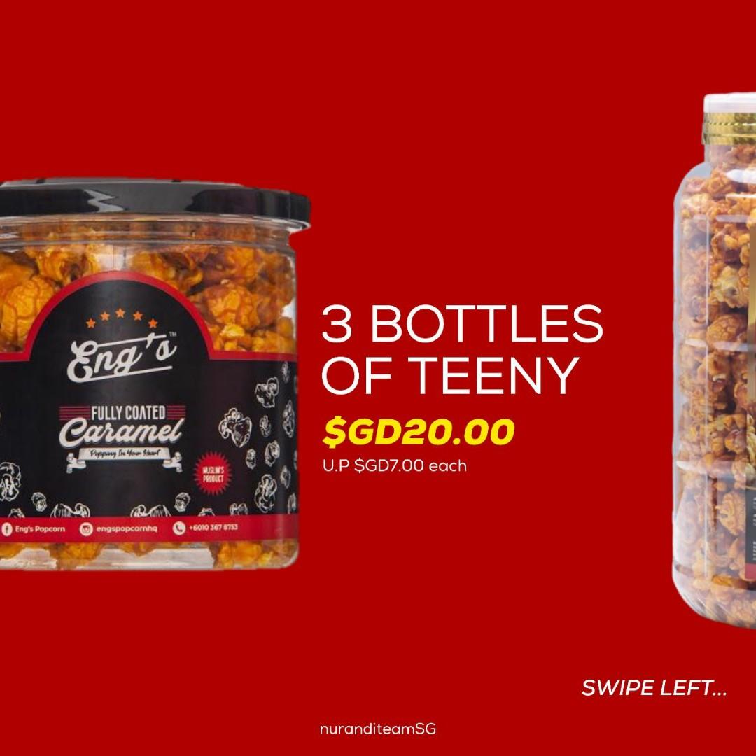 Eng's Popcorn caramel, Food & Drinks, Packaged & Instant Food on Carousell