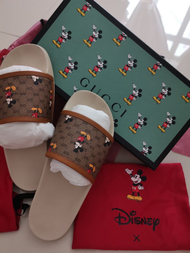 Gucci x Disney Mickey Mouse, Luxury, Sneakers & Footwear on Carousell