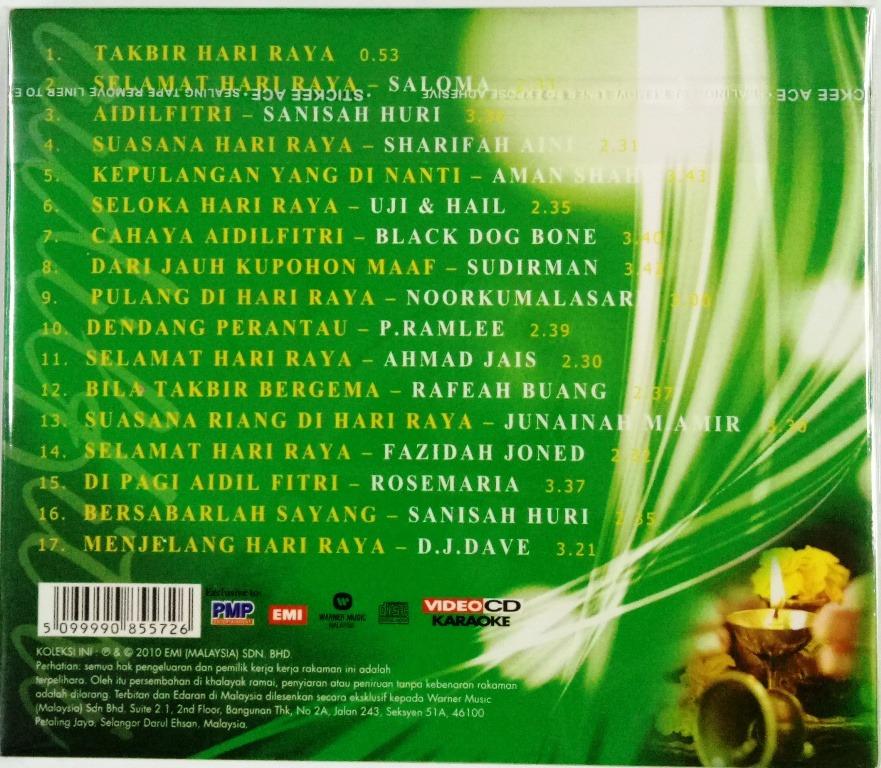 Hari Raya Album - Salam Aidilfitri VCD MTV Karaoke Dengan Vokal Original, Hobbies & Toys, Music ...
